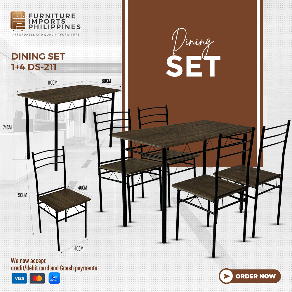 LENA - 4 SEATER DINING TABLE – FURNITURE IMPORTS PH
